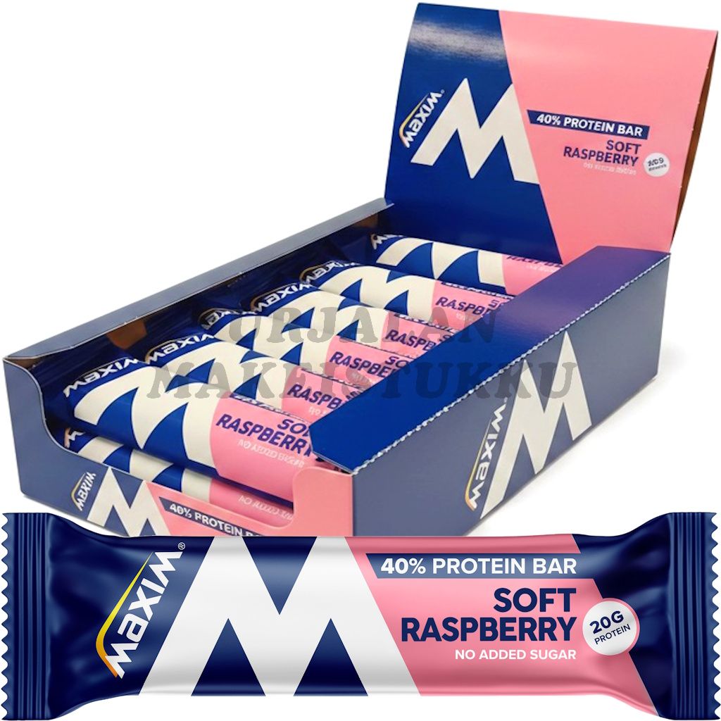 Maxim Protein Bar 40% Soft Raspberry proteiinipatukka 50g x 18kpl ...